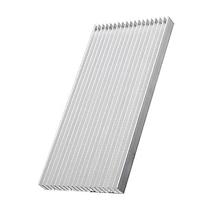 Aluminum Large Heatsink, 11.8"X5.51"X0.79" Heat Sink Radiator Circuit Board Cooling Cooler 19 Fins Heat Sinks for High Power LED Light