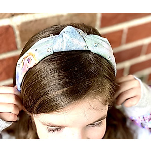 LUV HER Disney Frozen 2 Elsa Knot Headband with Diamond - Headbands For Girls - Hair Accessories For Her