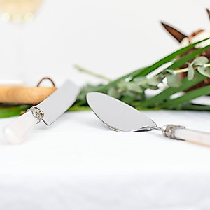 CATHYLIN 4-Piece Cheese Knives Set With Gift Box Stainless Steel Knife With Pearl Handle,Suitable For Parties And Festivalsfor Charcuterie Boards Accessories