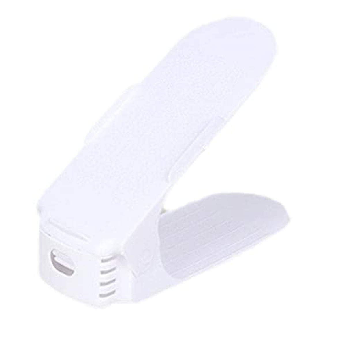 GUANLI 1pc Durable Adjustable Shoe Organizer Footwear Support Slot Space Saving Shoes Stand Cabinet Storage Rack Closet Shoebox