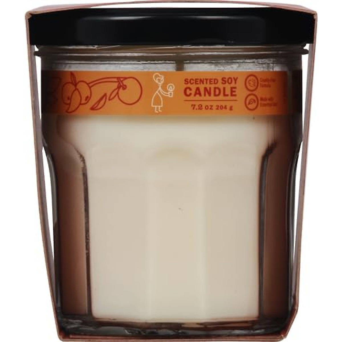 MRS. MEYER'S CLEAN DAY, Scented Soy Aromatherapy Candle, 35 Hour Burn Time, Made With Soy Wax And Essential Oils, Apple Cider, 7.2 Ounce