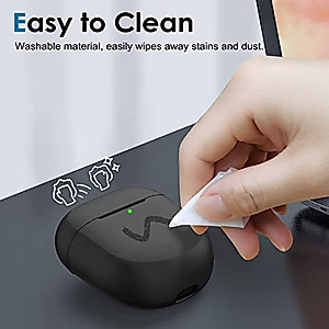 SZJCLTD Silicone Case for Bose QuietComfort Earbuds II 2022, Protective Shock-Absorbing Skin Cover Case with Keychain Carabiner for Bose QuietComfort Earbuds 2 (Midnight Blue)