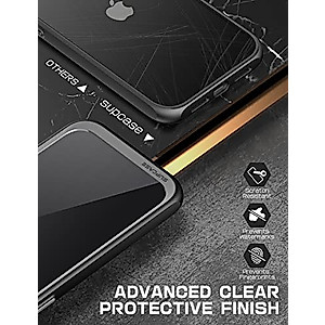 SUPCASE Unicorn Beetle Style Series Case for iPhone 14 Plus 6.7 Inch (2022), Premium Hybrid Protective Slim Clear Case (Black)