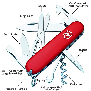 Personalized Red Climber Swiss Army Knife by Victorinox
