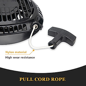 GDDGHS 14 165 20-s Recoil Starter Assembly for Kohler XT675 XT650 XT775 XT800 149cc 173cc Engine Toro Lawn Mower Pull Start Assembly, 1416520, 1416520-S, 1416520S