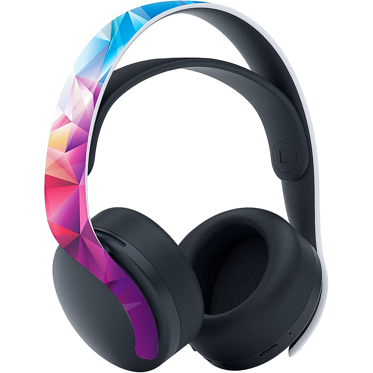 PlayVital Dazzling Prism Full Set Skin Decal for PS5 Console Disc Edition, Sticker Vinyl Decal Cover for PS5 Controller & Charging Station & Headset & Media Remote