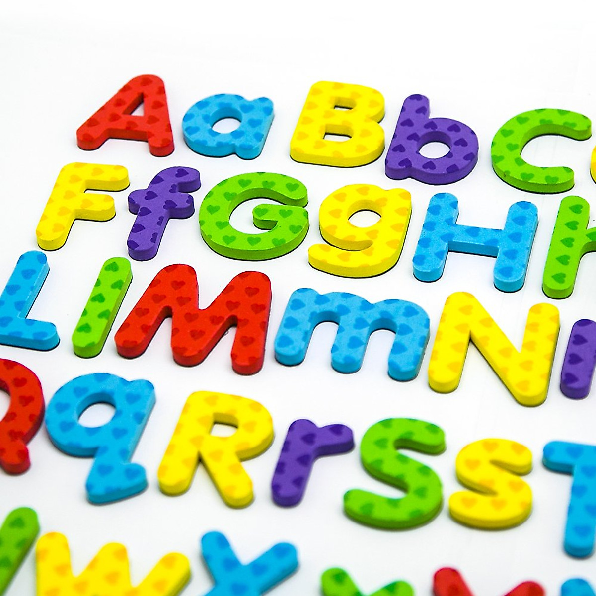 Magnetic Letters and Numbers for Classroom Educating Kids in Fun -Educational Alphabet Refrigerator Magnets Building Preschool Toddler Spelling and Learning Rfidge Magnets-112 Pieces