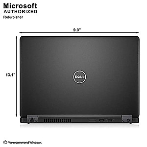 Dell Latitude 5480 Laptop, 14 Inch HD Anti-Glare Non-Touch Display, Intel Core 7th Generation i5-7300U, 8 GB DDR4, 256 GB SSD, Windows 10 Pro (Renewed)