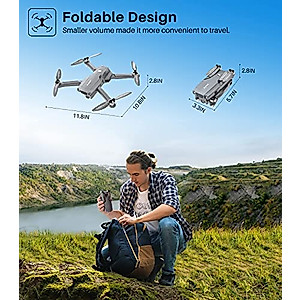 SYMA X500Pro GPS Drones with 4K UHD Camera for Adults, RC Quadcopter with 50 Minutes Flight Time, Brushless Motor, 5G FPV Transmission, Follow Me, Auto Return Home, Included Carrying Bag