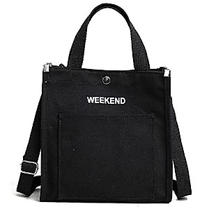 Womens Canvas Tote Bag Hobo Handbag Casual Shoulder Crossbady Purse Satchel Shopping Bag