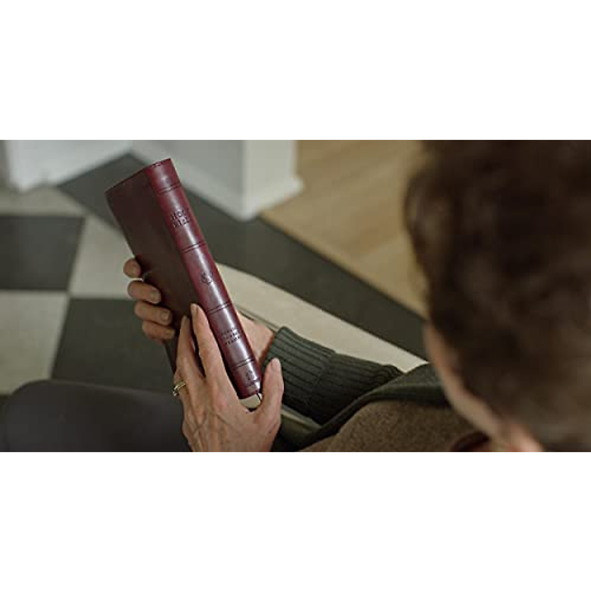 ESV Large Print Thinline Bible (TruTone, Mahogany)