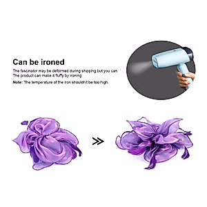 DRESHOW Fascinators Hat Tea Party Headwear Ribbons Feathers on a Headband and a Clip for Girls and Women