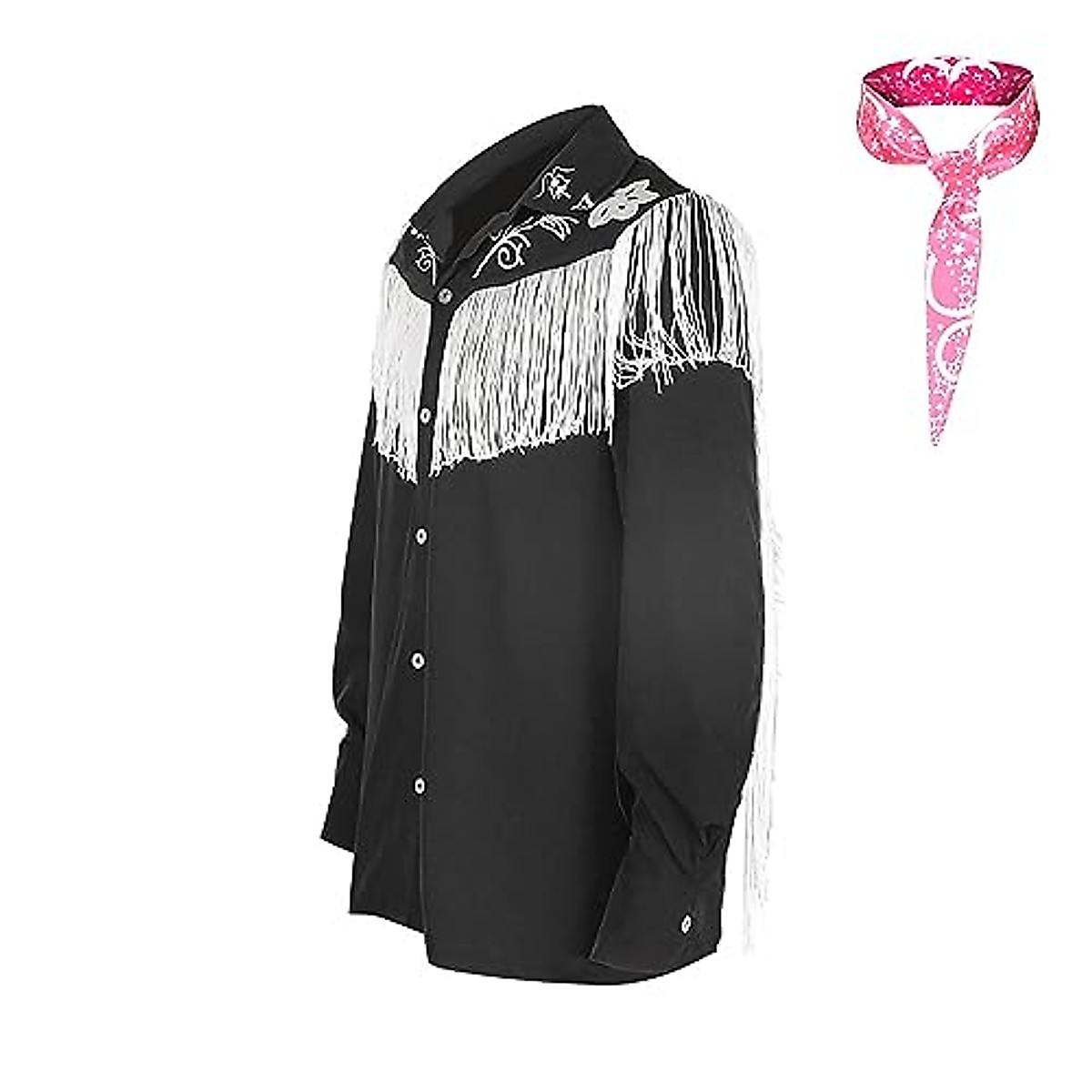 EDTWSTLM Girls Pink Cowgirl Outfit 70s 80s Hippie Disco Costume Halloween Birthday Party costume Cosplay for Women