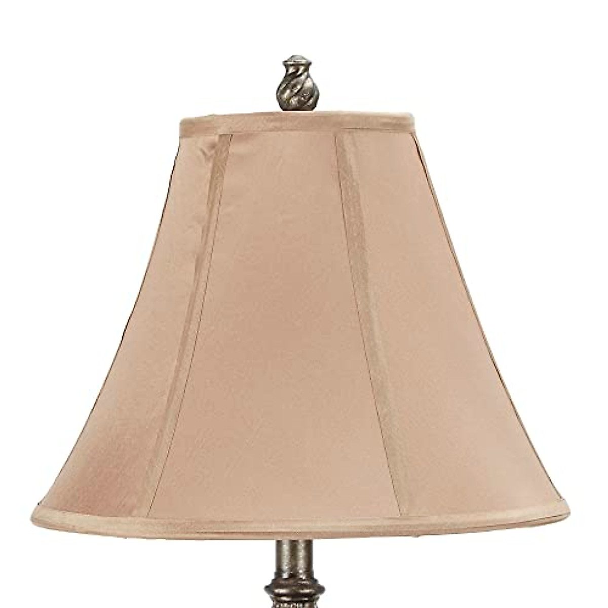 Decor Therapy Alice Traditional Floor Lamp, Antique Gesso