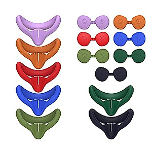 KIWI design Silicone Face Cover Pad with Lens Protector, Replacement Accessories Compatible with Quest 2