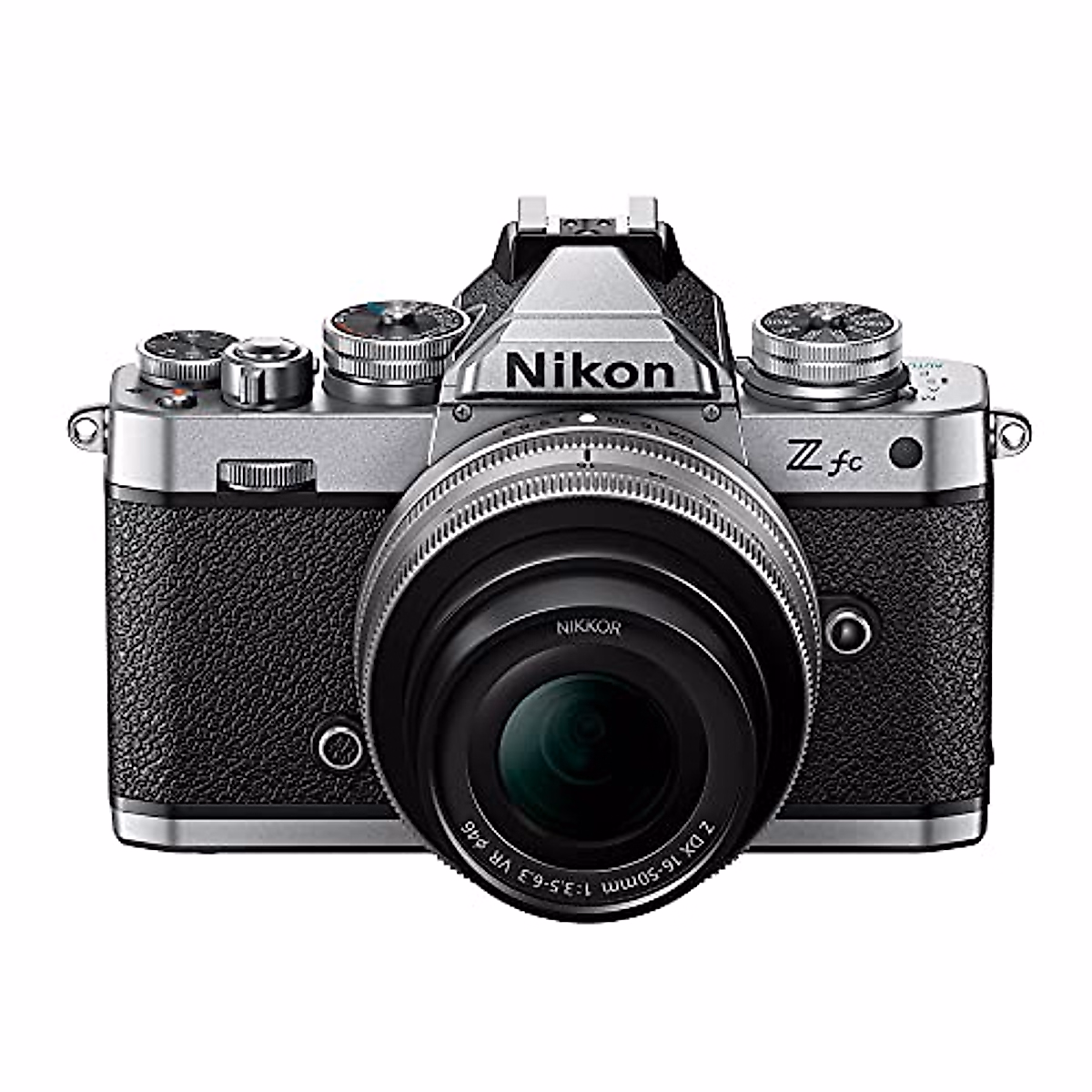 Nikon Intl. Nikon Z fc DX-Format Mirrorless Camera Body w/NIKKOR Z DX 16-50mm f/3.5-6.3 VR - Silver (International Model)