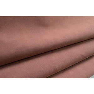 0.9mm Soft 1 Yard Brown Fabric PU Leather Fabric Faux Leather Fabric Faux Vegan Leather Upholstery Fabric