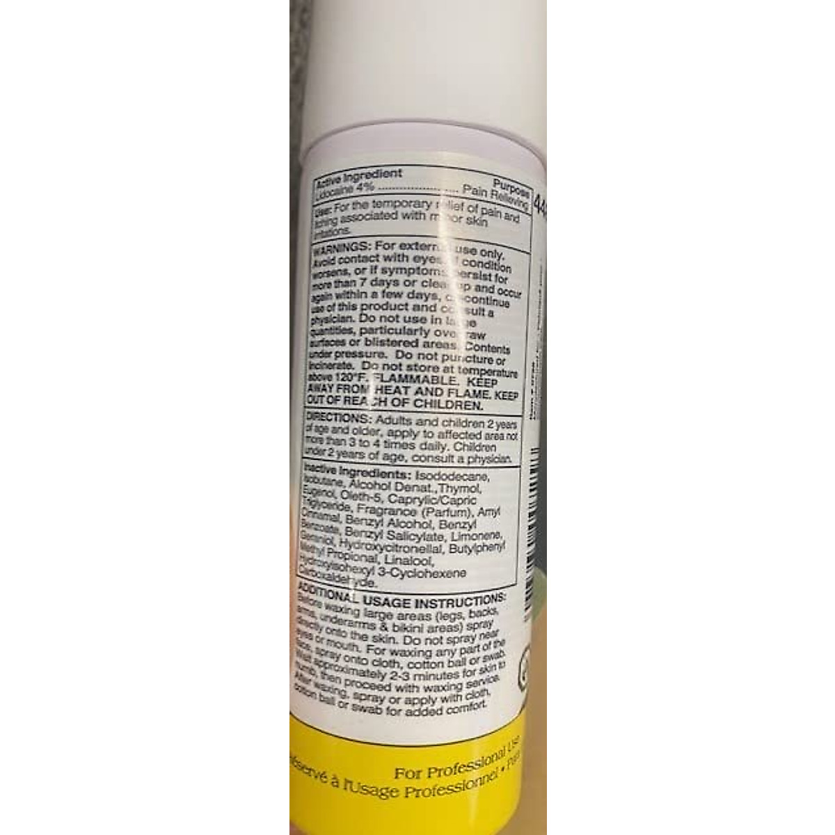 GiGi Anesthetic Numbing Spray for Sensitive Skin - Lidocaine-Based Gel, 1.5 oz