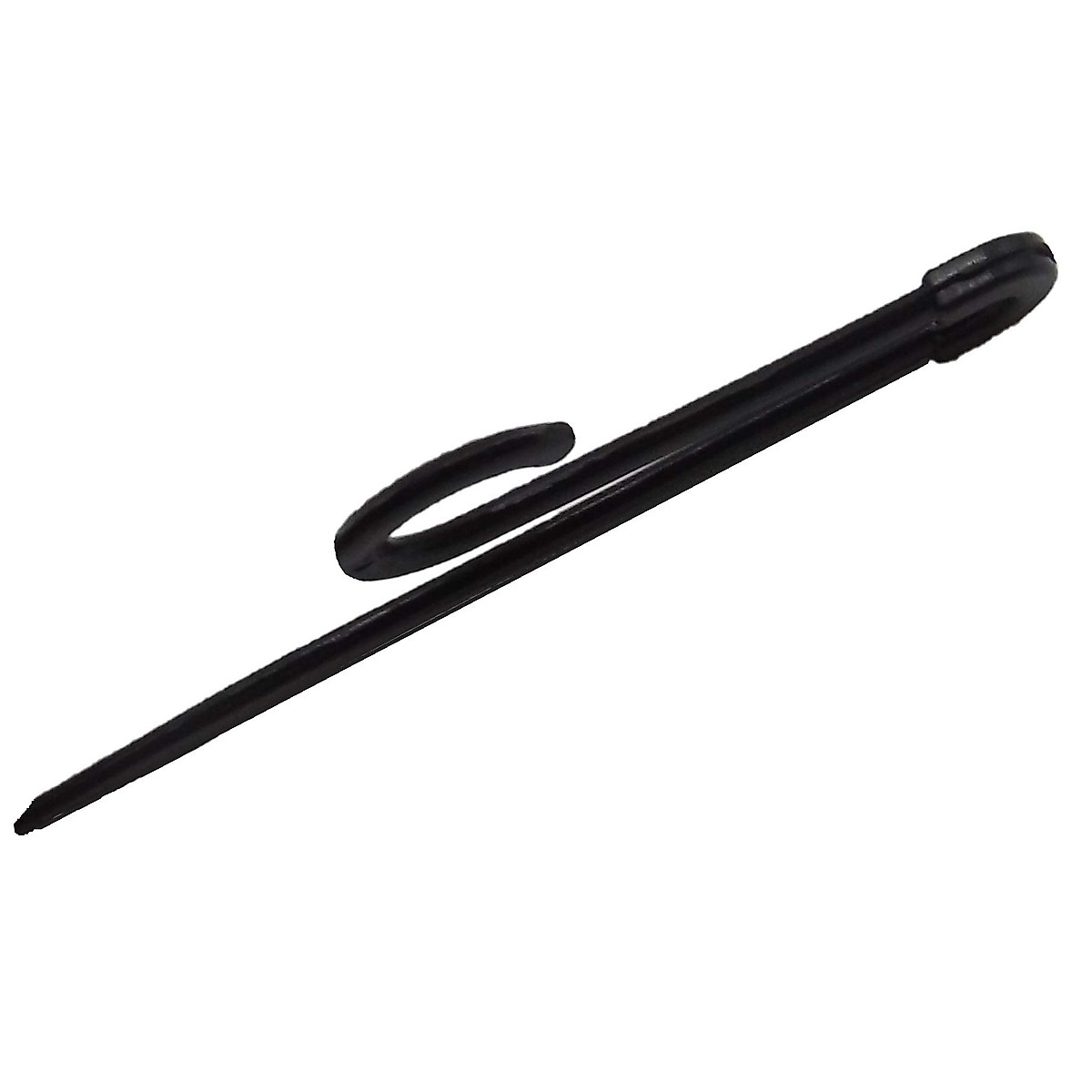 NAHANCO SH1-100 Plastic Sock Hangers, 3 1/2", Black, 100 Pieces