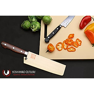 Yoshihiro Natural Magnolia Wood Saya Cover Blade Protector for Nakiri (165mm) 6.5in