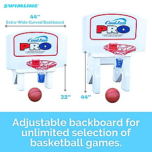 Swimline Cool Jam Pro Poolside Basketball Super-Wide