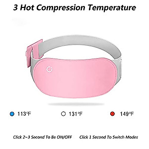 Portable Electric Heating Pad,Lower Back Pain Relief USB Warming Waist Belt,3 Temperature Settings with Auto Shut Off