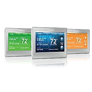 Honeywell RTH9580WF1005/W1 Smart Wi-Fi 7 Day Programmable Color Touch Thermostat, Works with Amazon Alexa