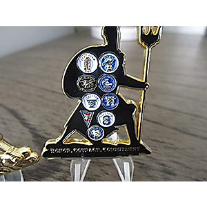 Naval Special Warfare Command Navy Seal Teams Spartan NSW Challenge Coin