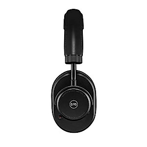 MASTER & DYNAMIC MW65 Active Noise-Cancelling (ANC) Wireless Headphones – Bluetooth Over-Ear Headphones with Mic, Leica -Black