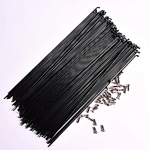 SEEMIE 20pcs 2.0MM Bicycle Spoke Wire Mountain Road Bike 304 Stainless Steel High Strength 259/261/271/273/291/293MM 26 27.5 29 Inch (Color : Elbow 271MMx12pcs)