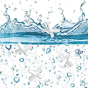 stonylab 2 Pack Cross Shape Magnetic Stirrer Stir Bar, 50 x 10 mm PTFE-Coated Magnetic Stirring Bars White Stir Mixer for Stirrers