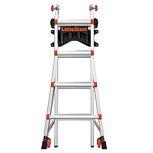 Little Giant Ladders, Ladder Rack, Ladder Accessory, Plastic, Black/Orange, (15097)