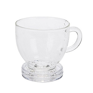 TamBee 4PCS 2Inch Acrylic Lazy Susan Turntable Organizer Revolving Display Base White Acrylic for Spice Rack Table Cake Kitchen Pantry Decorating