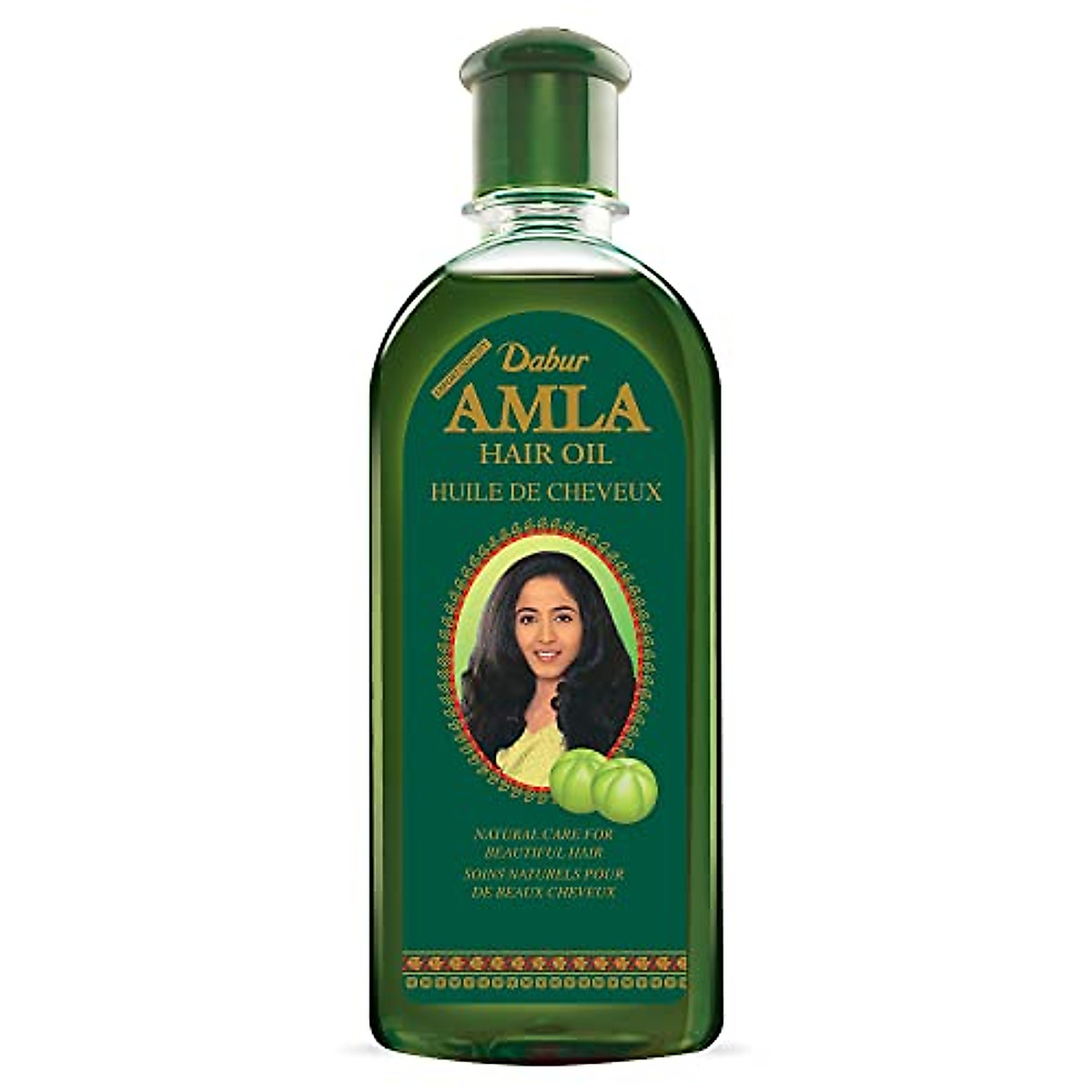 Dabur Amla Hair Oil - Amla Oil, Amla Hair Oil, Amla Oil for Healthy Hair and Moisturized Scalp, Indian Hair Oil for Men and Women, Bio Oil for Hair, Natural Care for Beautiful Hair (300ml)