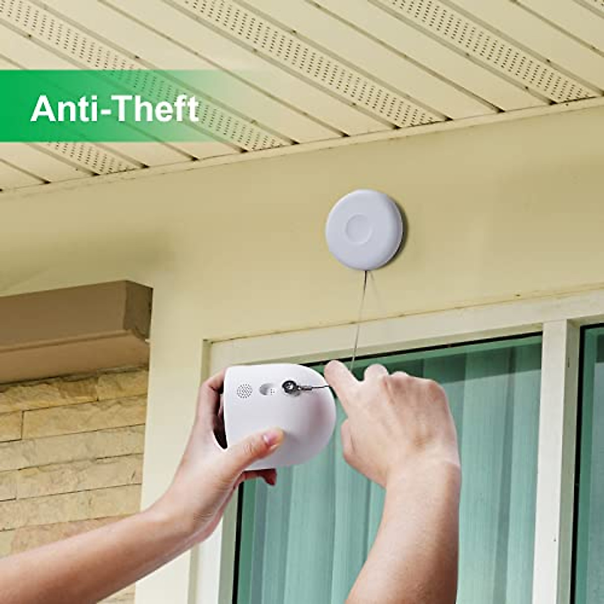 Ayotu Anti-Theft and Anti-Drop Security Chain for Google Nest Cam (Battery), Security Cable with Anti-Theft Screws (Camera NOT Included), 2 Pack