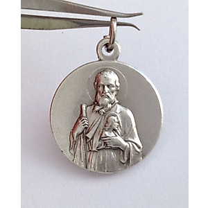 I G J Medal of Saint Jude Thaddeus the Apostle with Chain - The medals of the Patron Saints