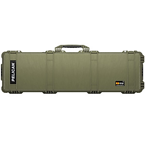 Pelican Protector 1750 Long Case - Multi-Purpose Hard Case with Foam - Tripod, Camera Equipment, Sportsmans Rifle Case, Electronics Gear, and More (OD Green)
