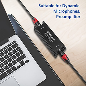 DREMAKE XLR Cable 40FT, XLR 3-Pin Male to XLR 3-Pin Female, Balanced XLR to XLR Microphone Cable for Powered Amplifier Pro Audio Recording Devices Mic Patch Cord