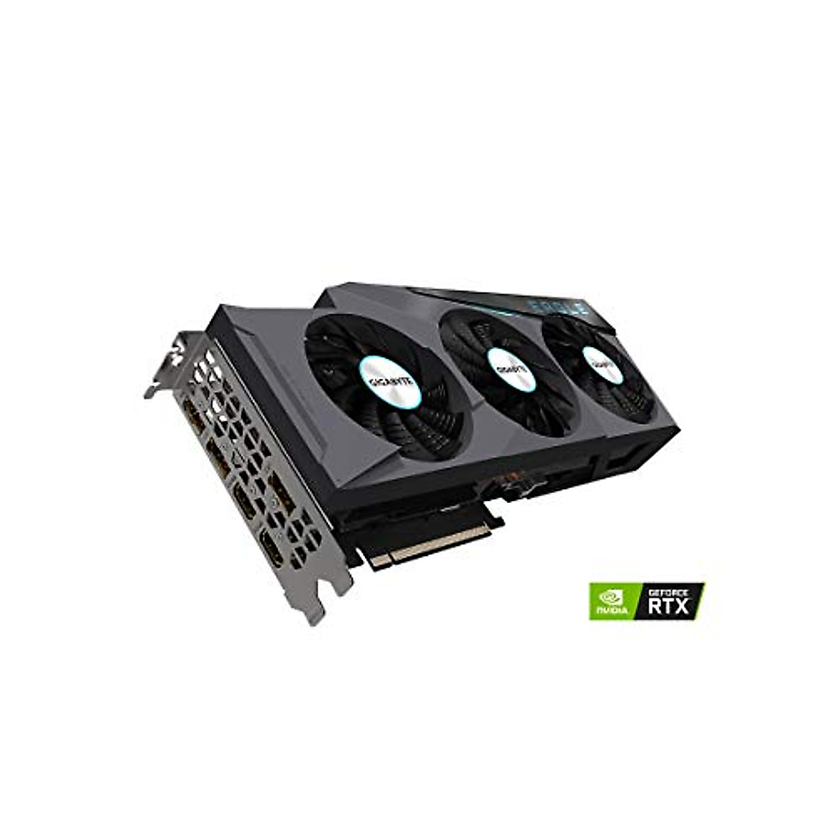 Gigabyte GeForce RTX 3090 EAGLE OC 24G Graphics Card, 3x WINDFORCE Fans, 24GB 384-bit GDDR6X, GV-N3090EAGLE OC-24GD Video Card