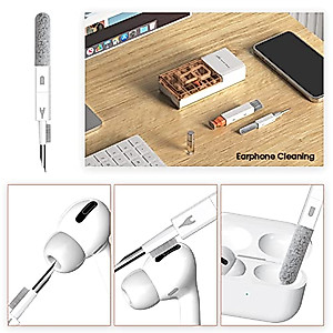 Keyboard Cleaner, 10-in-1 Laptop Cleaning Kit Lens Pen for DSLR Cameras, 3 in 1 Earbud Cleaner Pen, Computer Cleaning Kit, Polish Cleaning Cloth Brush for Electronic/MacBook/Phone/iPad/PC Screen Clean