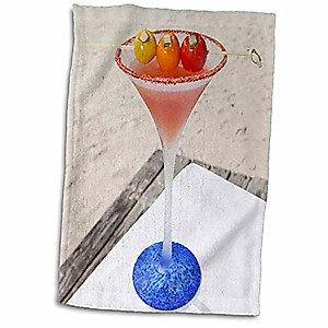 3dRose Tomato Martini cocktails - US10 GJO0643 - Greg Johnston - Towels (twl-89176-1)