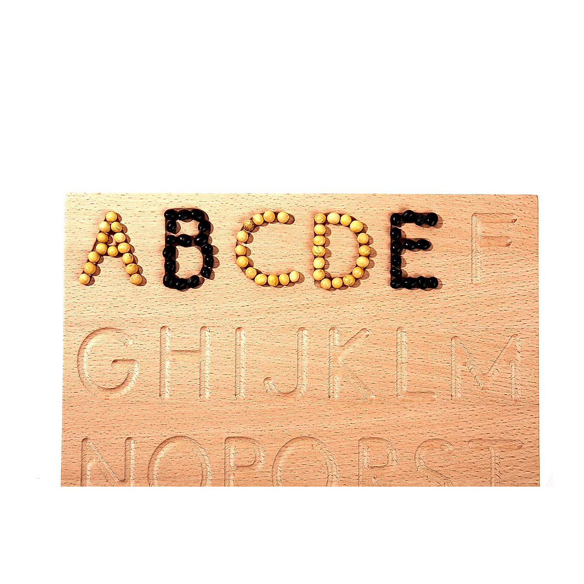 Montessori Mama Alphabet Tracing Board | Learn to Write Letter Boards | Educational Toys Preschool Learning | Reversible Wooden Letters Alphabet Toys