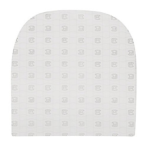 Classic Accessories Montlake FadeSafe Water-Resistant 20 x 20 x 2 Inch Contoured Patio Dining Seat Cushion, Antique Beige