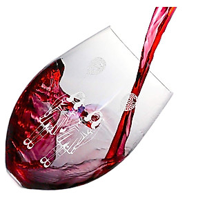 Creepy Scary Hallway Twins Horror Film Movie Parody - Laser Engraved Stemless Wine Glasses