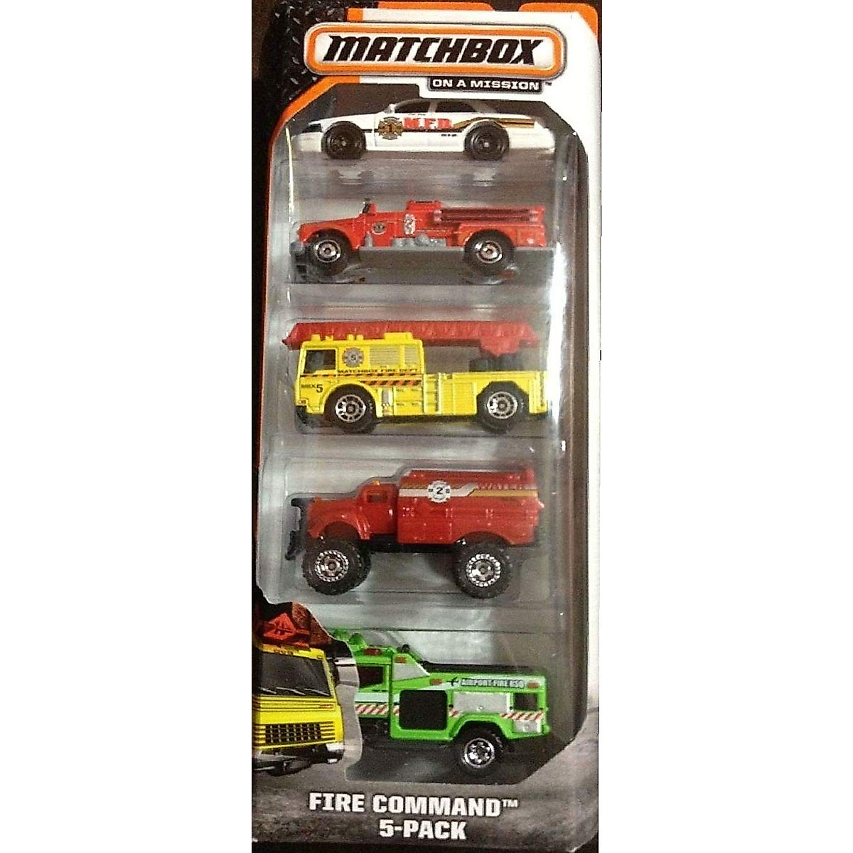 2014 Matchbox Fire Command 5-Pack