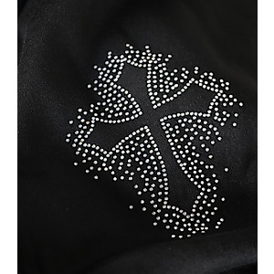 NECHARIY2K Cross Rhinestone Hoodie Women's Full Zip Up Over Face vintage Jacket Pullover Aesthetics Oversized Sweatshirt