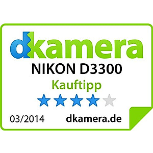 Nikon D3300 Digital SLR Camera Body Only - Black (24.2MP) 3.0 inch LCD