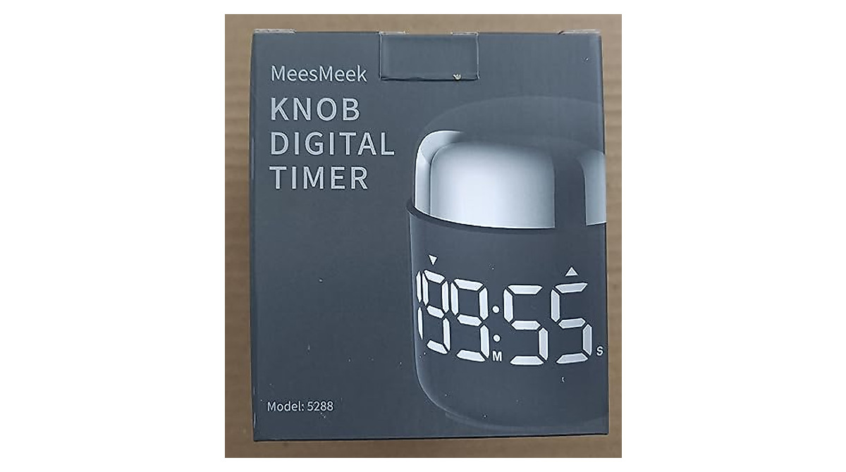 MeesMeek Digital Kitchen Timer | Large LED & Adjustable Volume