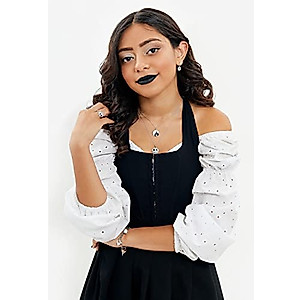 Disney The Nightmare Before Christmas Womens Ring Size 7 - Sterling Silver and Cubic Zirconia Jack Skellington Ring - The Nightmare Before Christmas Jewelry