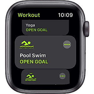Apple Watch SE (GPS + Cellular, 44mm) Space Gray Aluminum Case with Midnight Sport Band (Renewed)